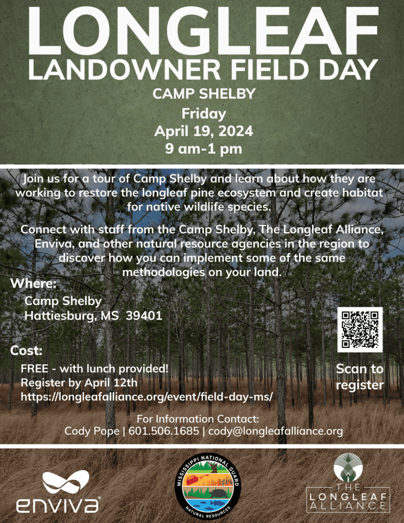 Mississippi Longleaf Landowner Field Day – The Longleaf Alliance